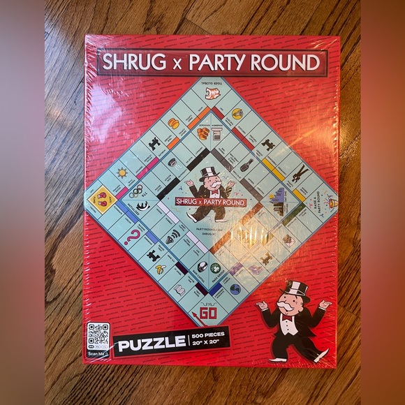 Other | New Monopoly Game Inspired Shrug X Party Round Vc Puzzle 50 ...